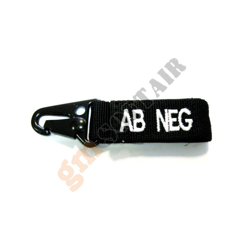 Blood Type Tags AB- Black/White (20-9729 Voodoo Tactical) - Gm SoftAir Srl